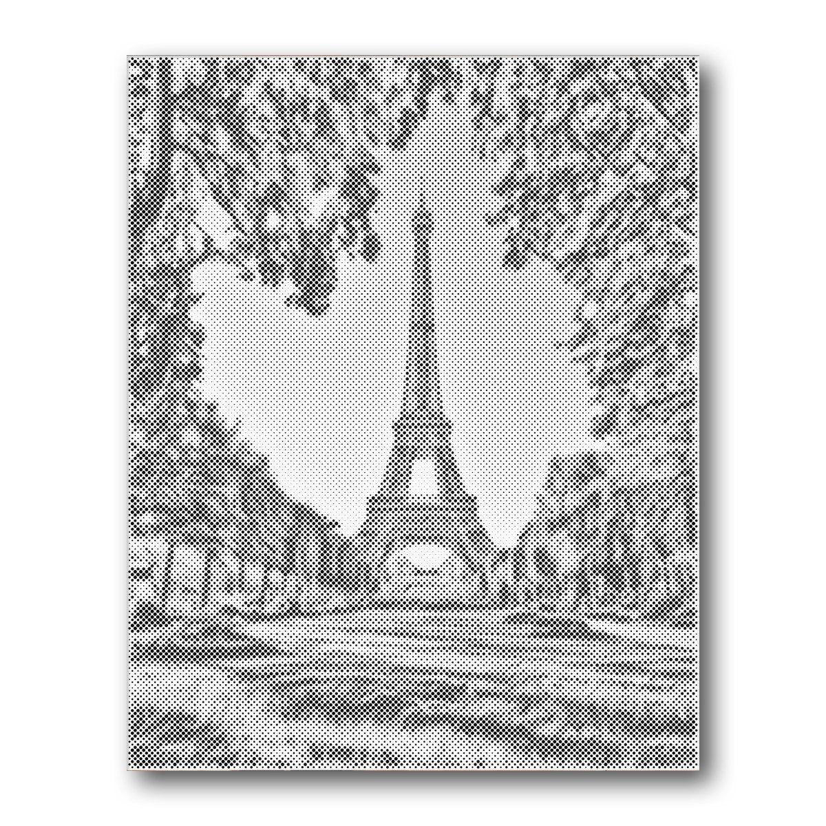 Dot Painting - Eiffel Tower Paris Avenue – isuvio