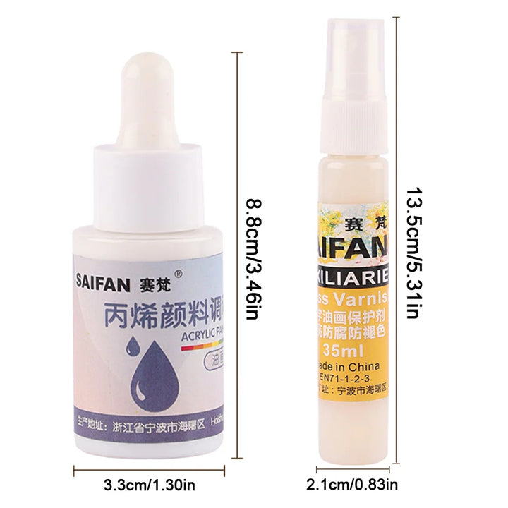 Acrylic Paint Mixer & Oil Paint Protector - Specialized for paint-by-n ...